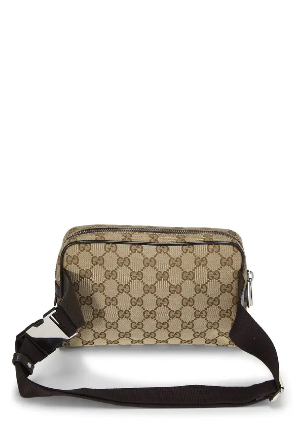 Gucci Original Gg Canvas Waist Pouch - Brown