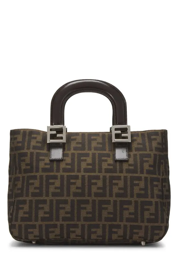 Fendi Zucca Handbag - Brown