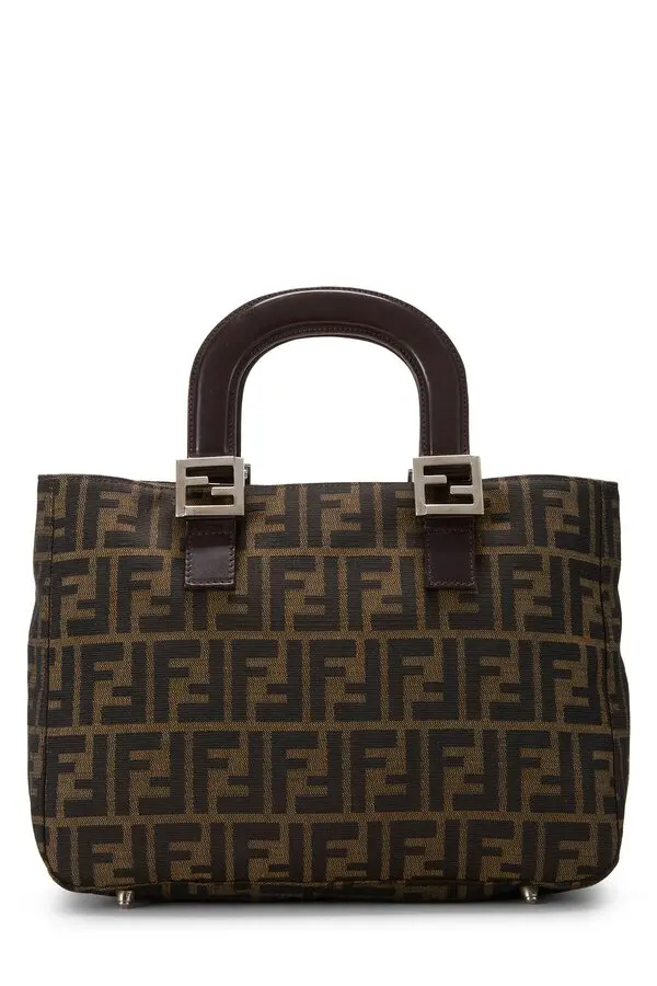 Fendi Zucca Handbag - Brown