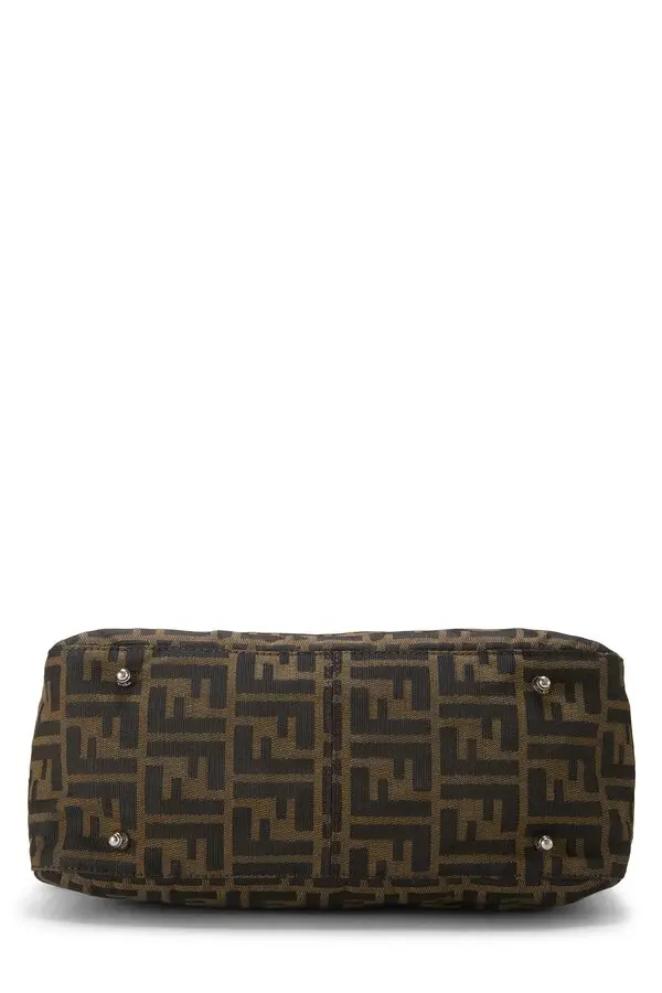 Fendi Zucca Canvas Handbag - Brown