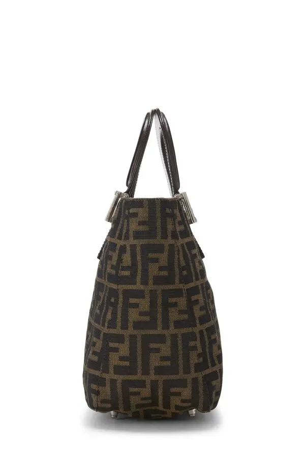 Fendi Zucca Handbag - Brown