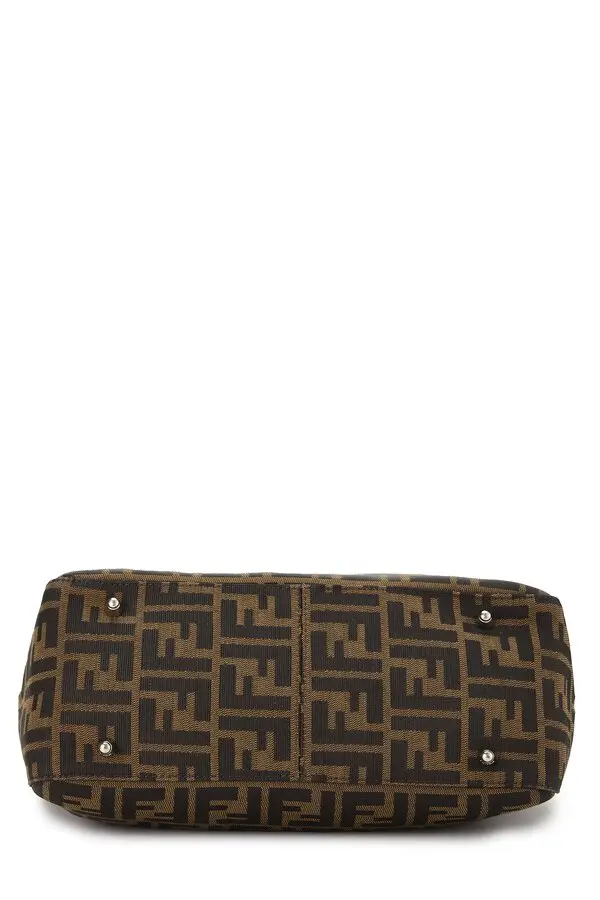 Fendi Zucca Canvas Handbag - Brown