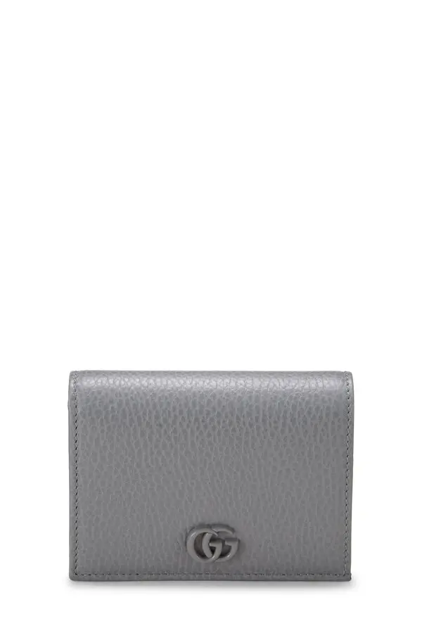 Gucci Gg Card Case - Grey