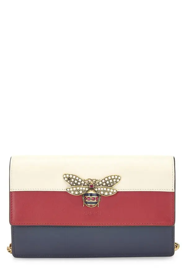Gucci Multicolor Web Queen Margaret Wallet On Chain - Multi