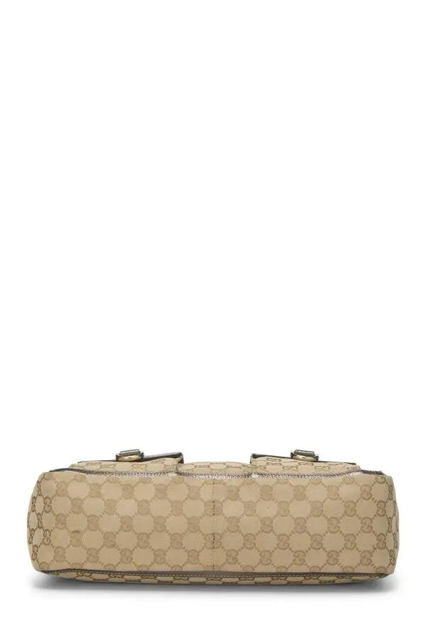 Gucci Original Gg Abbey Pocket Tote - Gold