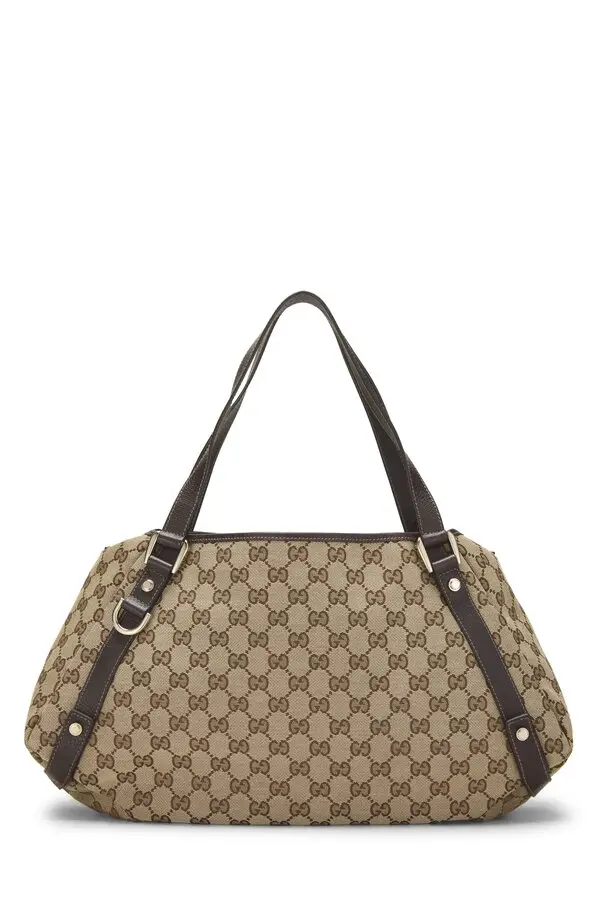 Gucci Original Gg Abbey Tote - Beige