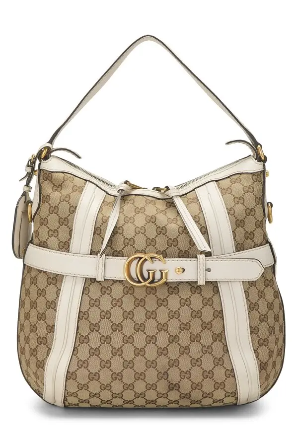 Gucci Original Gg Running Hobo Bag - White