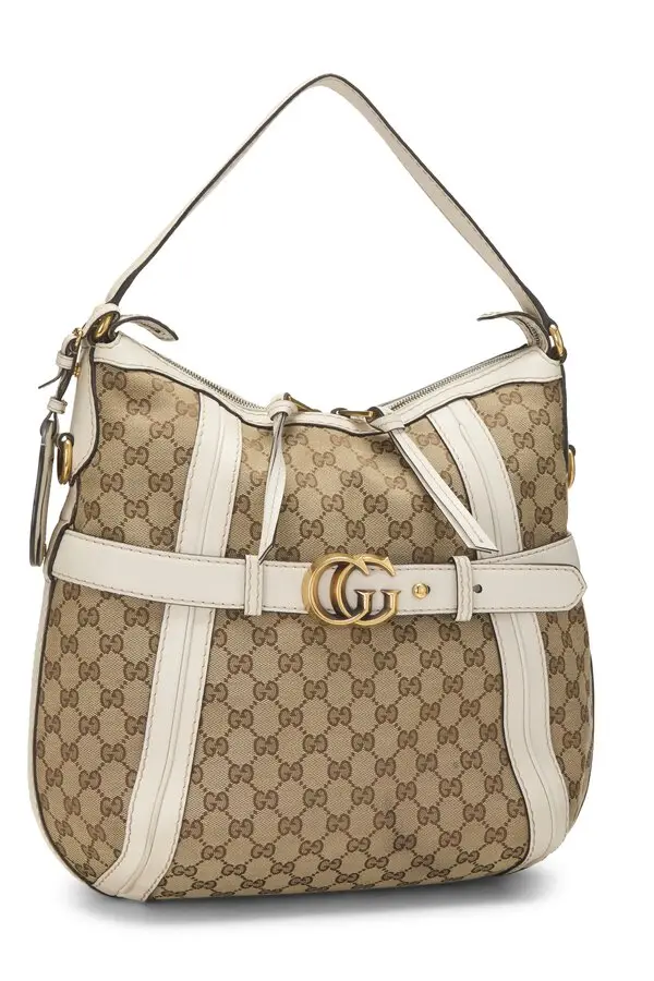 Gucci Original Gg Running Hobo Bag - White