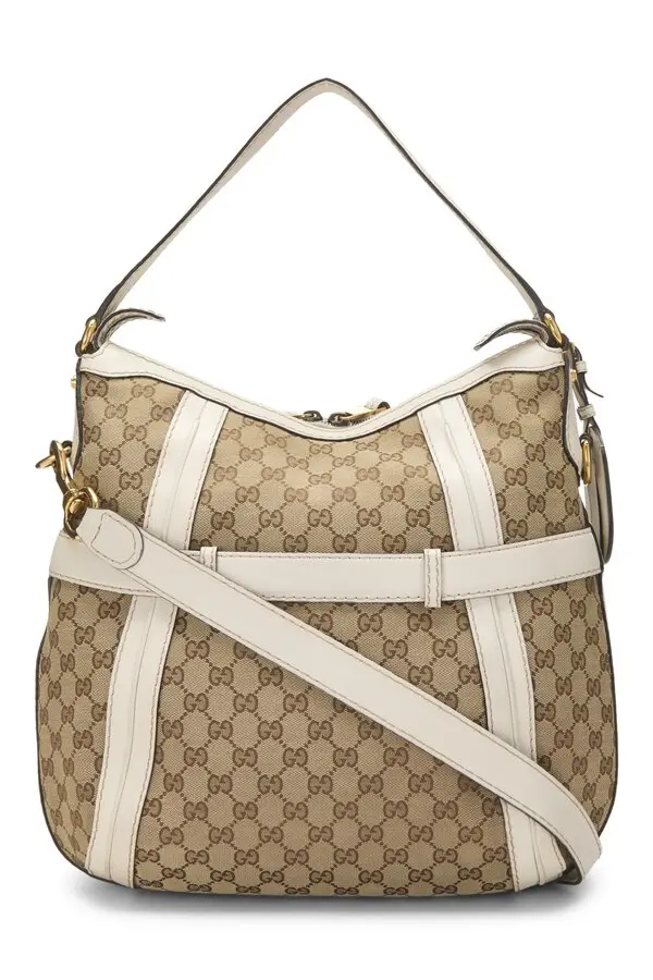 Gucci Original Gg Running Hobo Bag - White