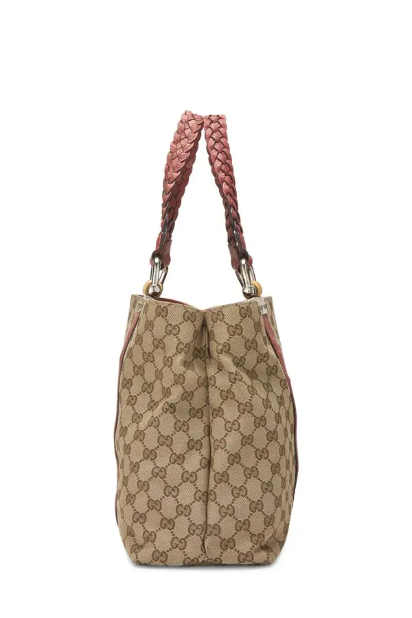 Gucci Original Gg Bamboo Bar Tote