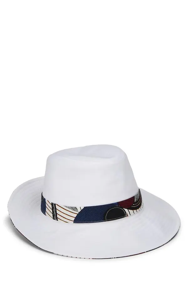 Hermès Cotton Fedora - White