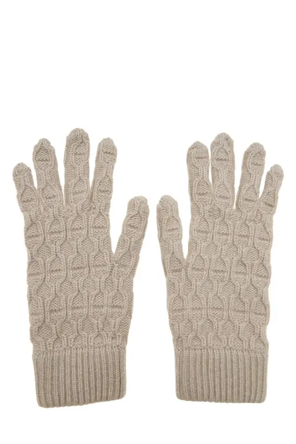 Hermès Cashmere Gloves - Beige