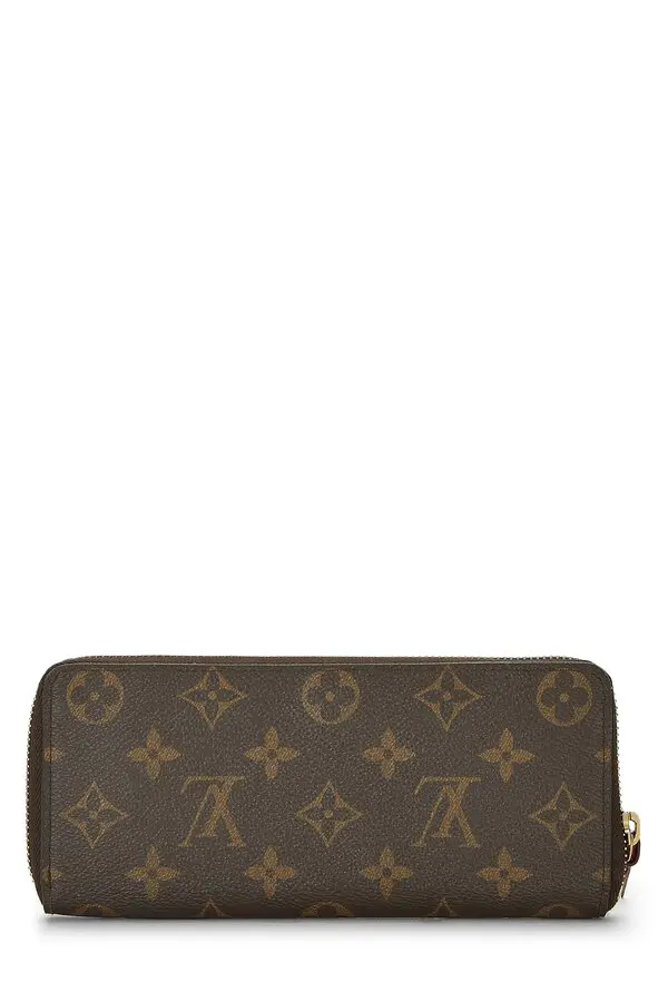LOUIS VUITTON Monogram Canvas Clemence Wallet - Pink