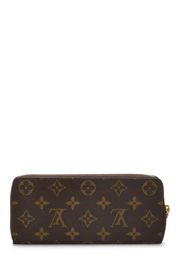LOUIS VUITTON Monogram Canvas Clemence Wallet - Pink