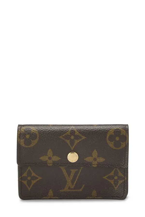 LOUIS VUITTON Monogram Porte Monnaie Accordeon Wallet - Brown
