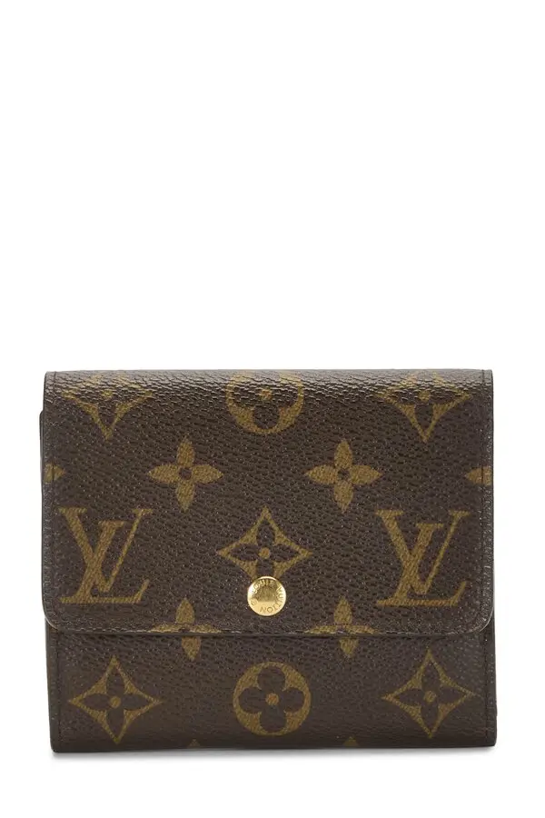 LOUIS VUITTON Monogram Canvas Anais Wallet