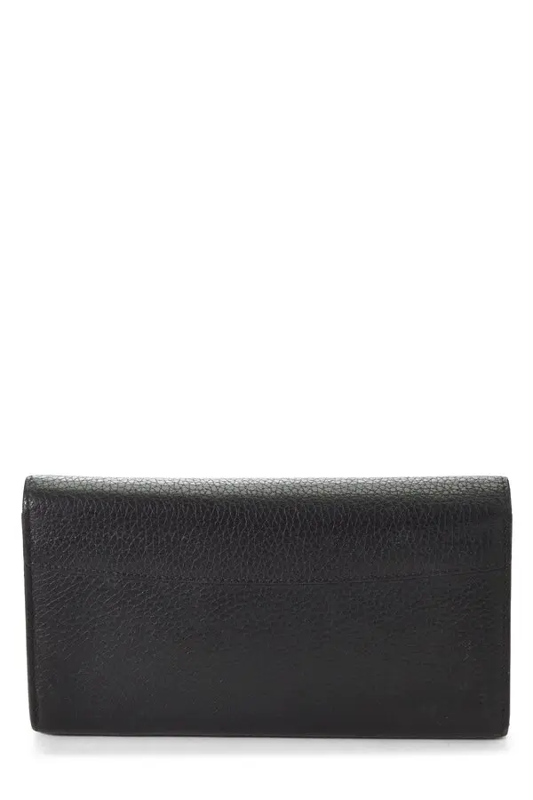 LOUIS VUITTON Taurillon Capucines Wallet - Black