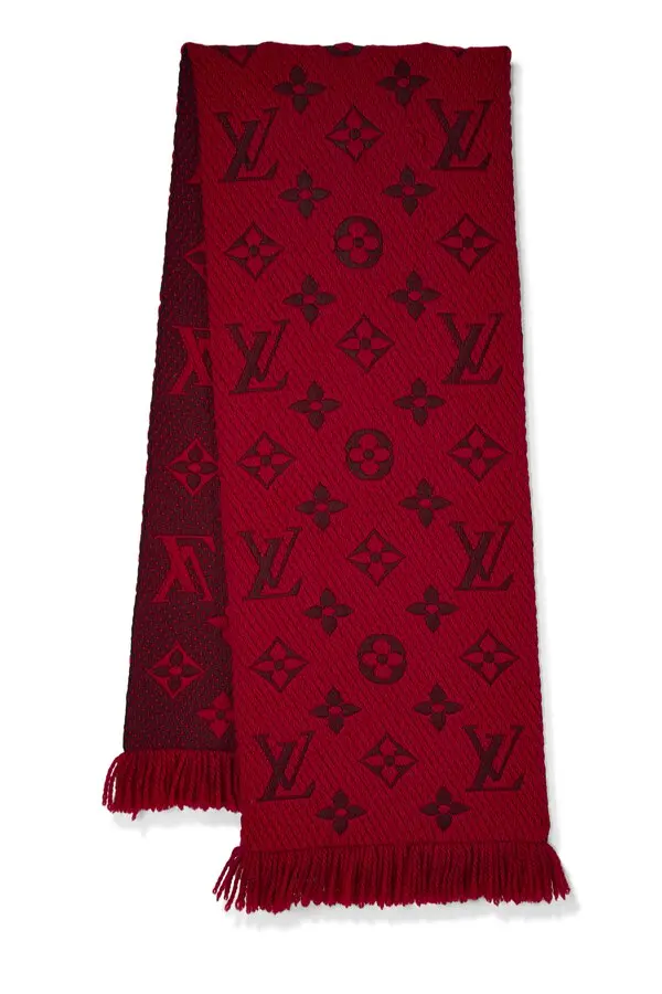 LOUIS VUITTON Logomania Scarf - Red