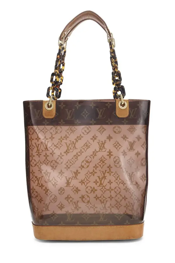 LOUIS VUITTON Monogram Ambre Cabas Tote - Brown