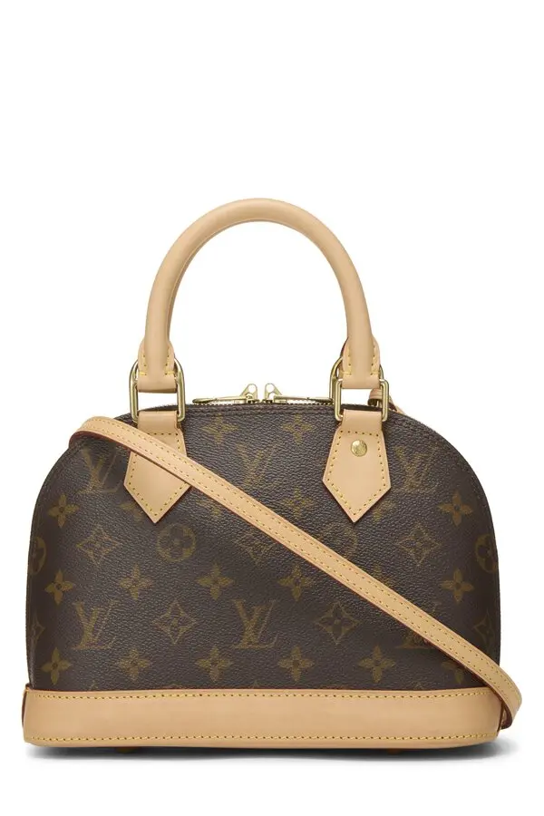 LOUIS VUITTON Monogram Alma Nm Bag - Brown