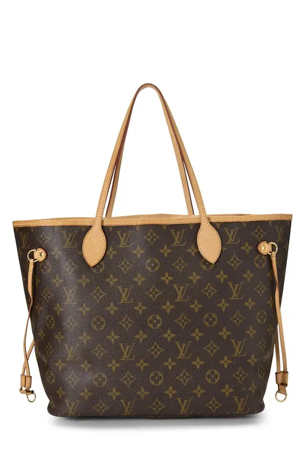 LOUIS VUITTON Monogram Tote Bag - Brown