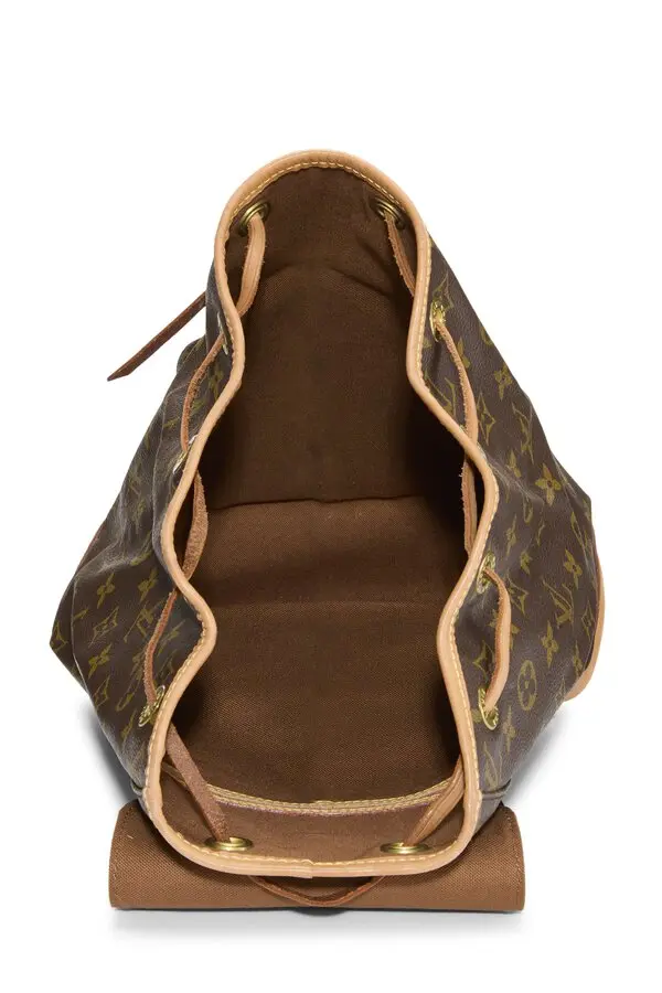 LOUIS VUITTON Monogram Montsouris Backpack - Brown