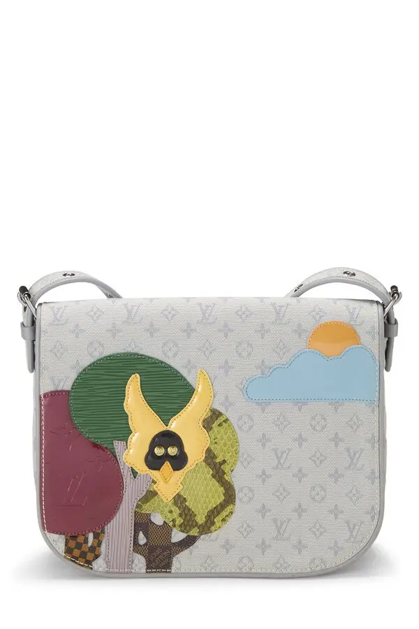 LOUIS VUITTON Monogram Patchwork Conte De Fees Musette - Grey