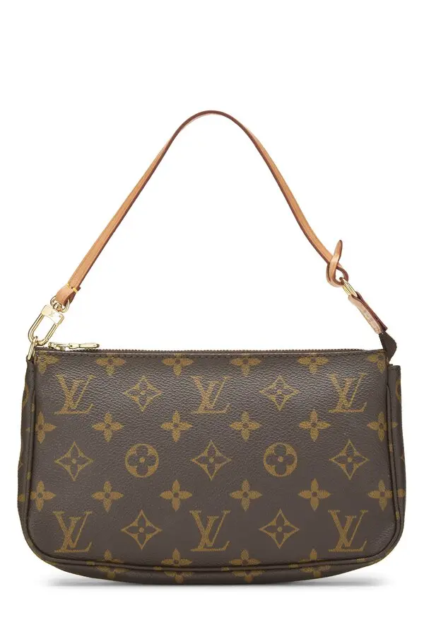 LOUIS VUITTON Monogram Pochette Accessoires - Brown