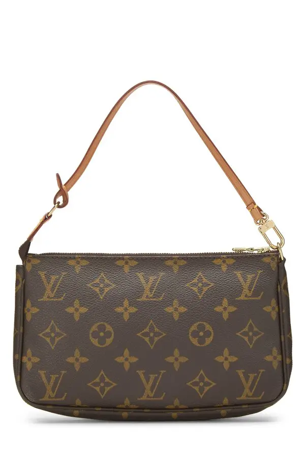 LOUIS VUITTON Monogram Pochette Accessoires - Brown
