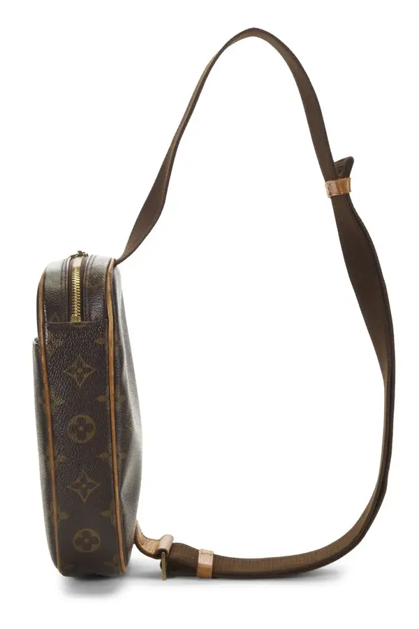LOUIS VUITTON Monogram Pochette Gange - Brown
