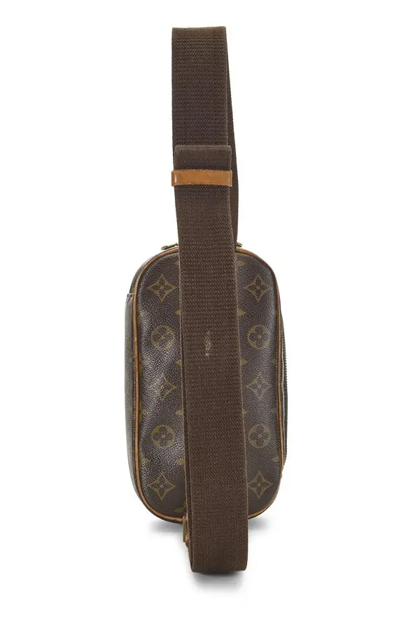 LOUIS VUITTON Monogram Pochette Gange - Brown
