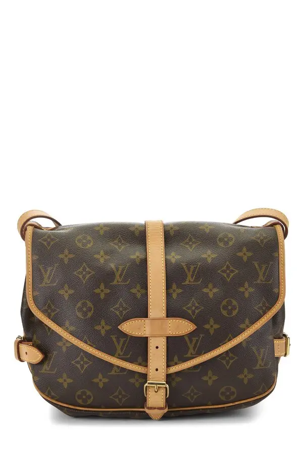 LOUIS VUITTON Monogram Saumur 30 - Brown