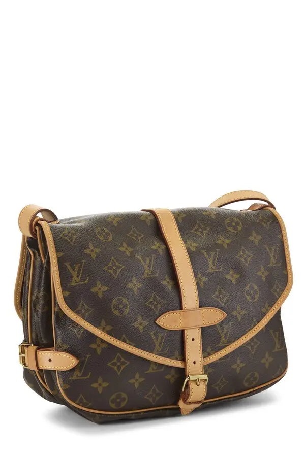 LOUIS VUITTON Monogram Saumur 30 - Brown