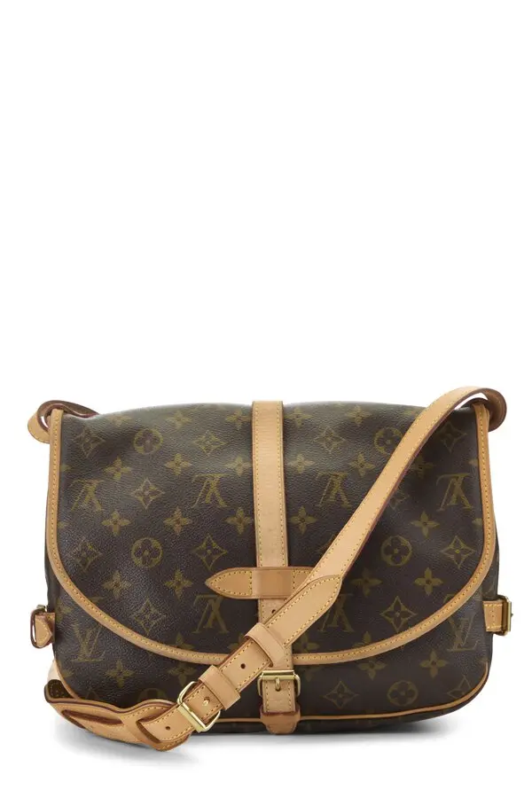 LOUIS VUITTON Monogram Saumur 30 - Brown