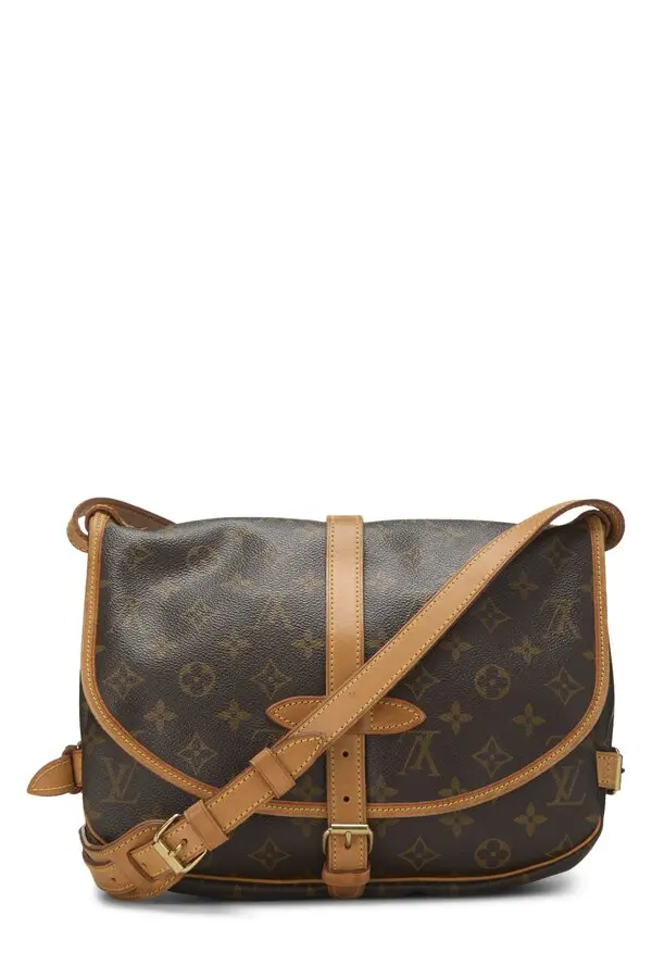 LOUIS VUITTON Monogram Saumur 30 - Brown