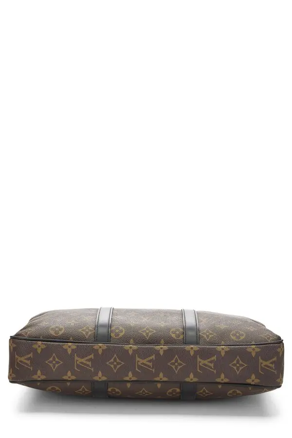 LOUIS VUITTON Monogram Macassar Porte Documents Voyage