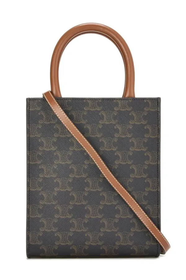 Celine Triomphe Vertical Cabas - Brown
