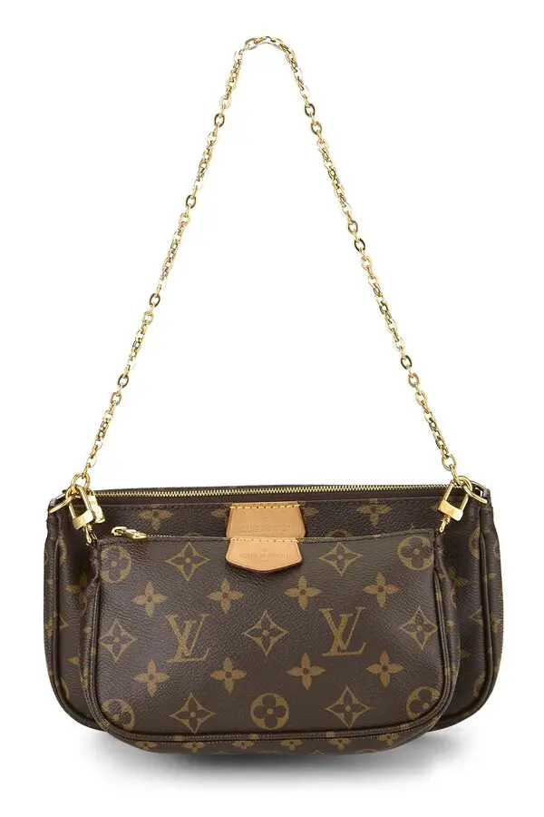 LOUIS VUITTON Monogram Multi Pochette Accessoires - Brown