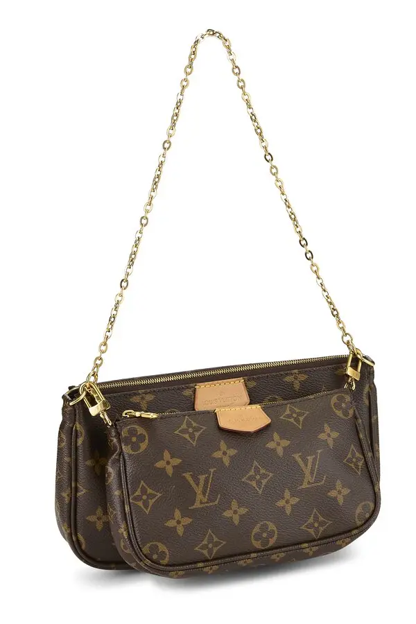 LOUIS VUITTON Monogram Multi Pochette Accessoires - Brown