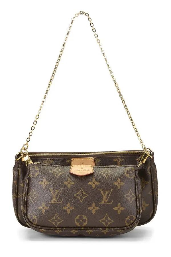 LOUIS VUITTON Monogram Multi Pochette Accessoires - Pink
