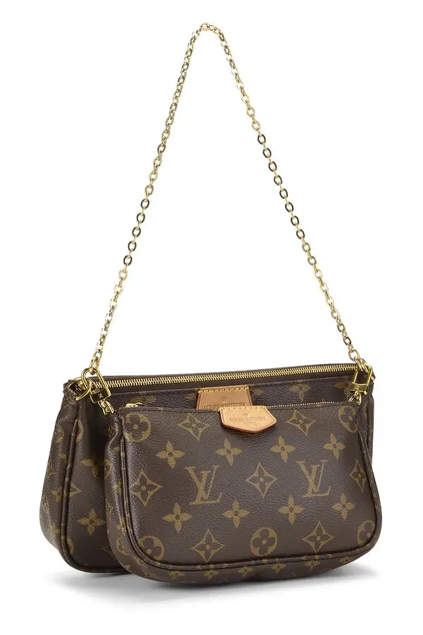 LOUIS VUITTON Monogram Multi Pochette Accessoires - Pink