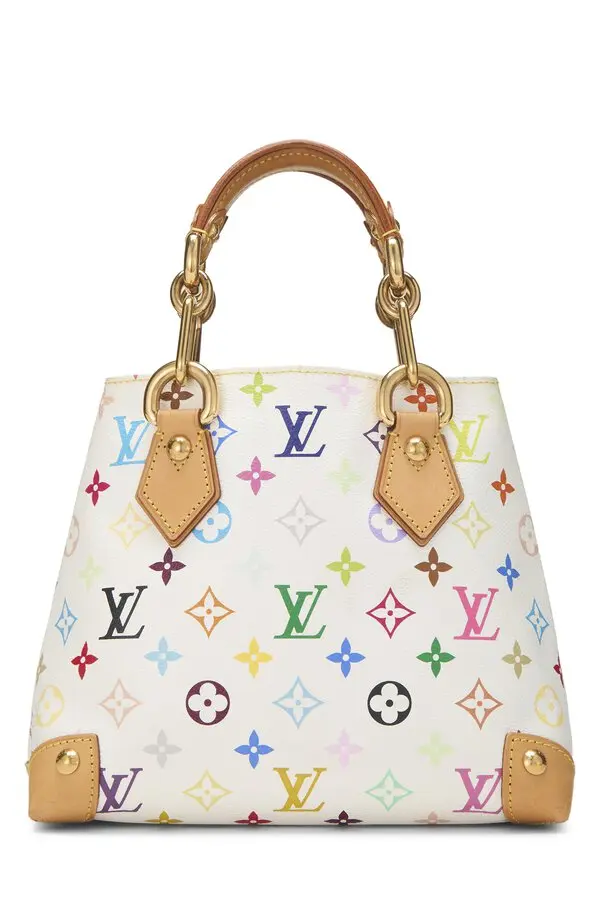 LOUIS VUITTON Takashi Murakami Monogram Multicolore Audra - White