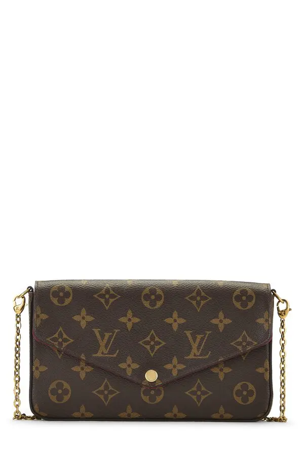 LOUIS VUITTON Monogram Pochette Felicie - Brown