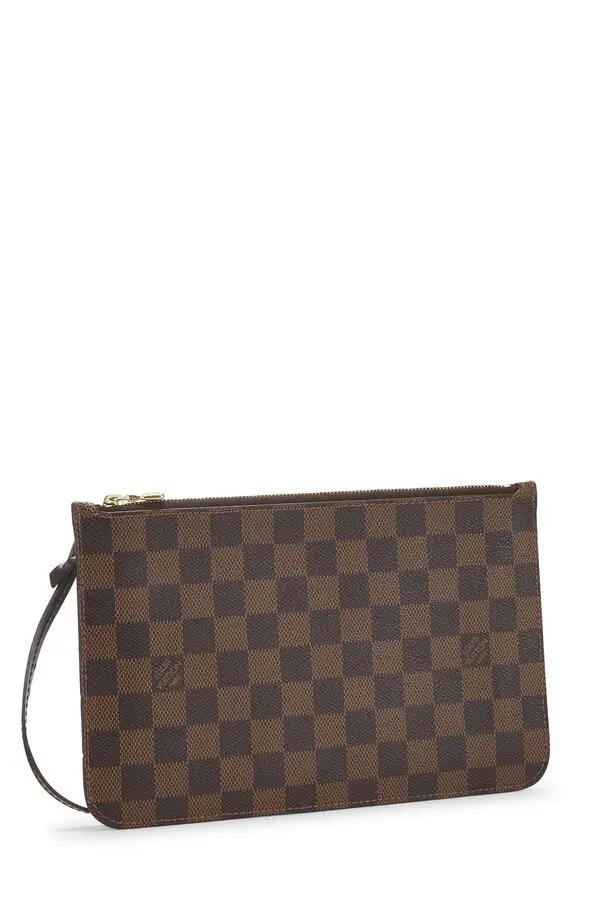LOUIS VUITTON Damier Ebene Neverfull Pouch Nm
