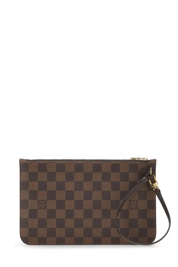 LOUIS VUITTON Damier Ebene Neverfull Pouch Nm