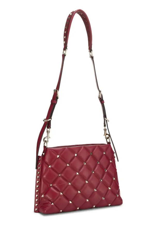 Valentino Garavani Candystud Leather Shoulder Bag
