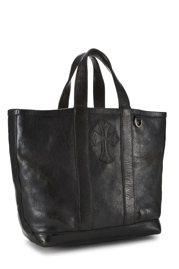 Chrome Hearts Leather Cross Patch Tote