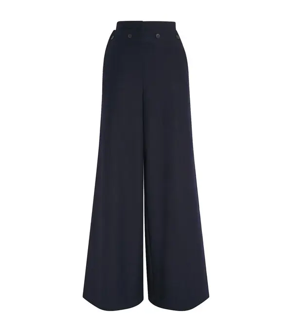 Max & Co. Wool-blend Wide-leg Trousers