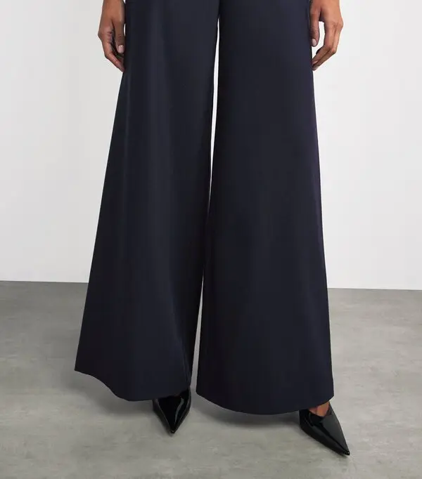 Max & Co. Wool-blend Wide-leg Trousers