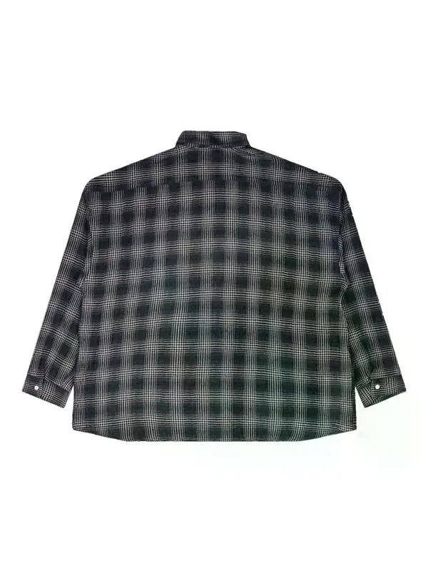 SUNFLOWER Checked Cotton Shirt